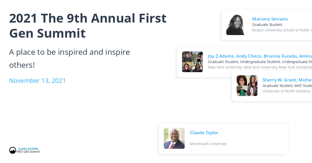2021 The 9th Annual First Gen Summit