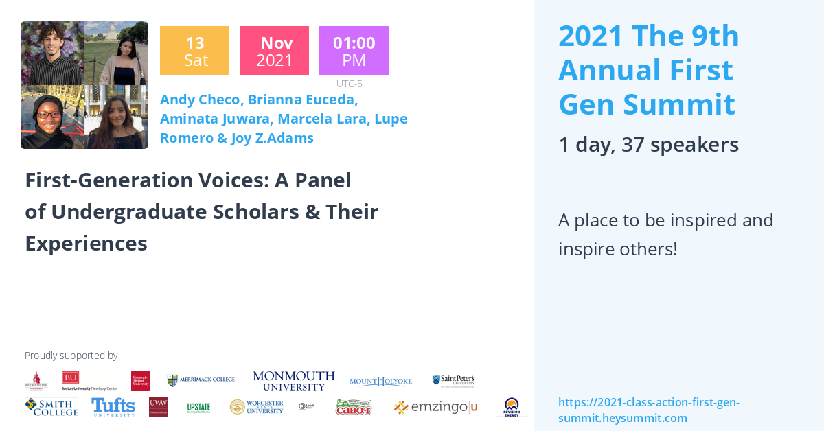 Andy Checo - 2021 Class Action First Gen Summit