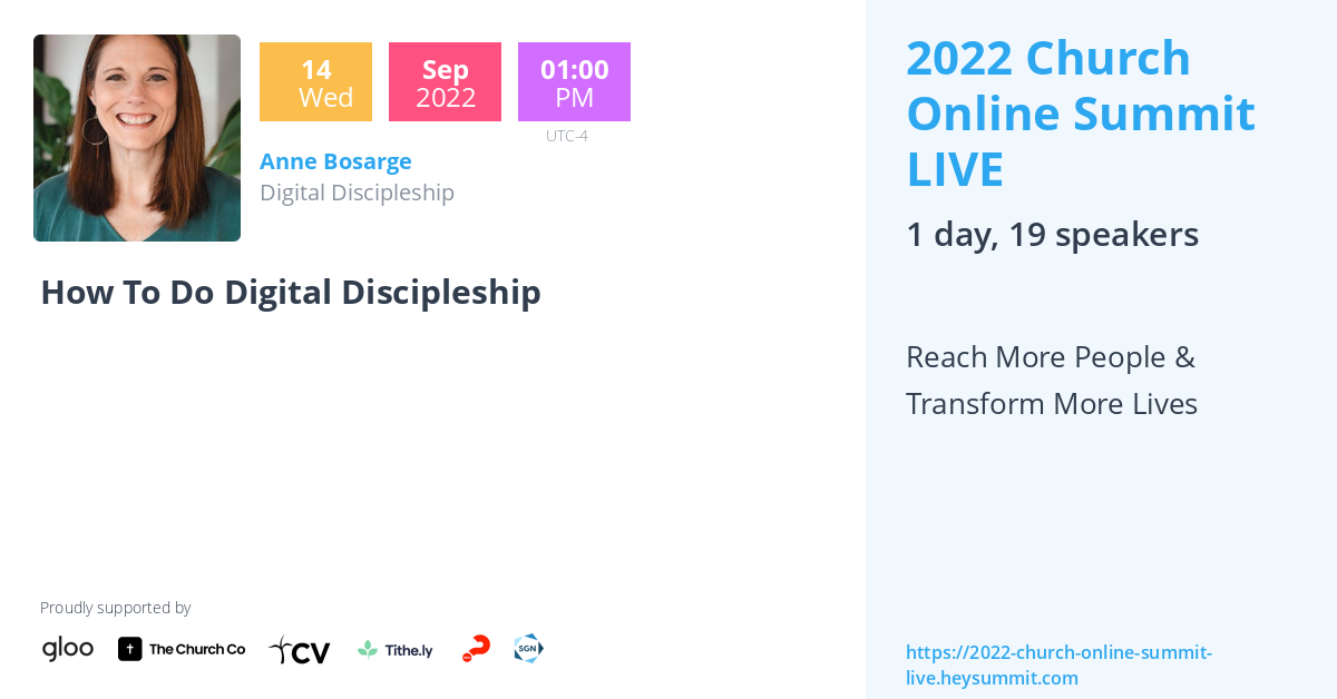 How To Do Digital Discipleship