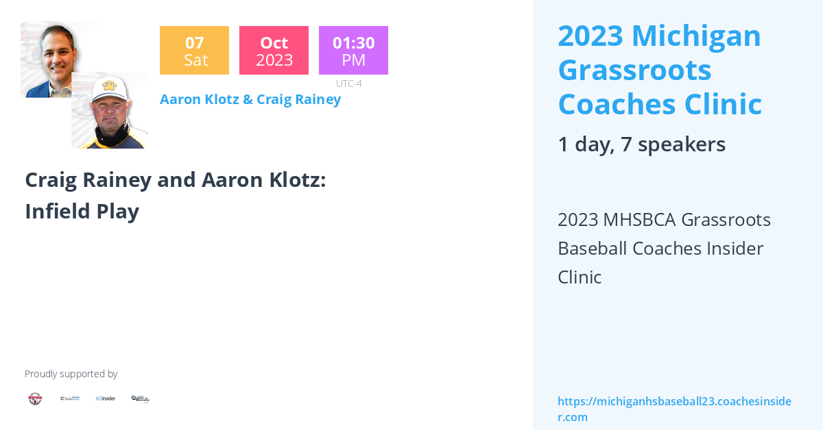 Craig Rainey - 2023 Michigan Grassroots Coaches Clinic
