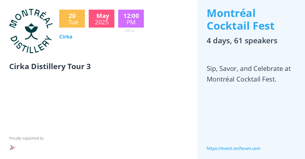 Cirka Distillery Tour 3