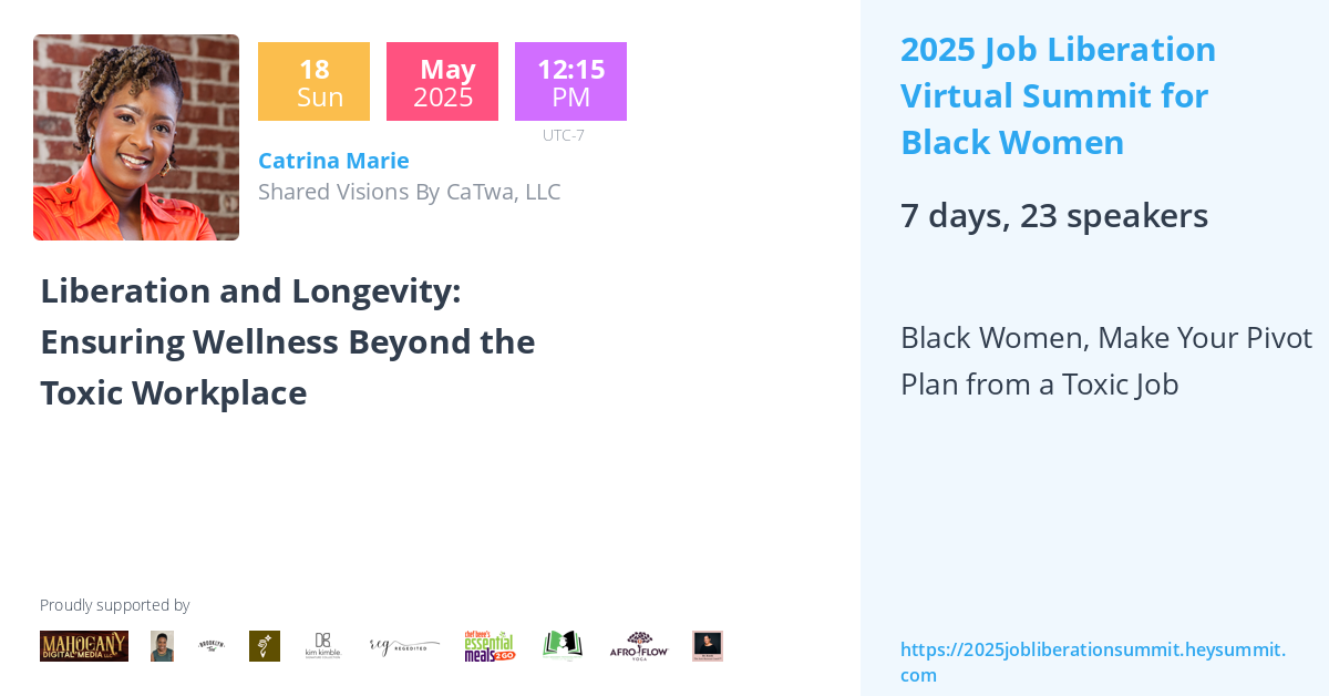 Catrina Marie - 2025 Job Liberation Virtual Summit for Black Women