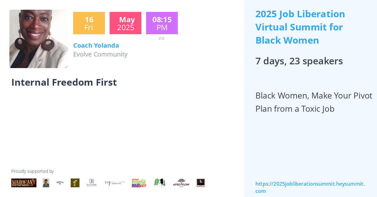 Internal Freedom First