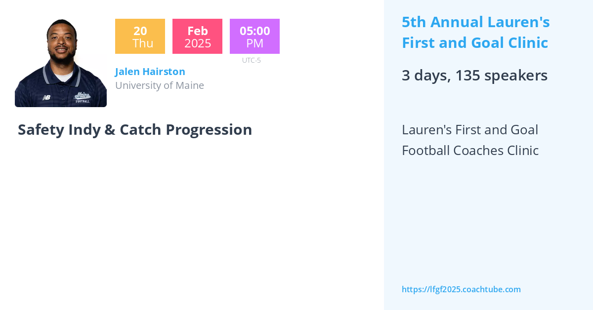 Safety Indy & Catch Progression