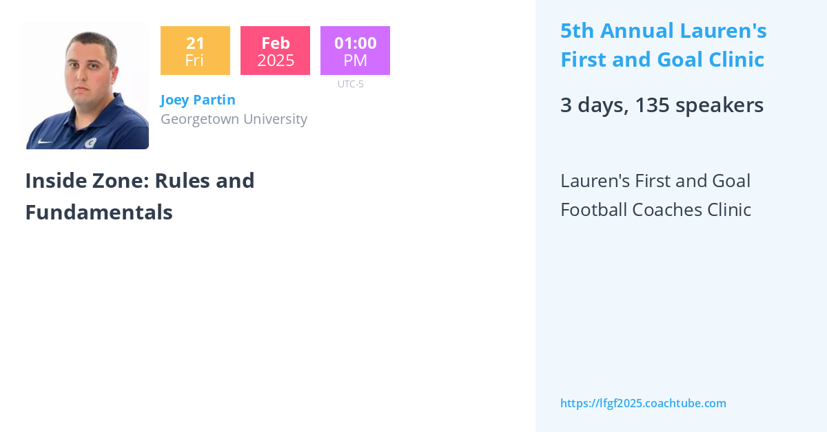 Inside Zone: Rules and Fundamentals