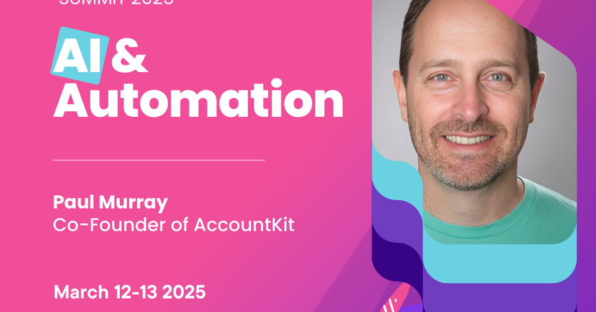 Paul Murray - AI & Automation Summit 2025