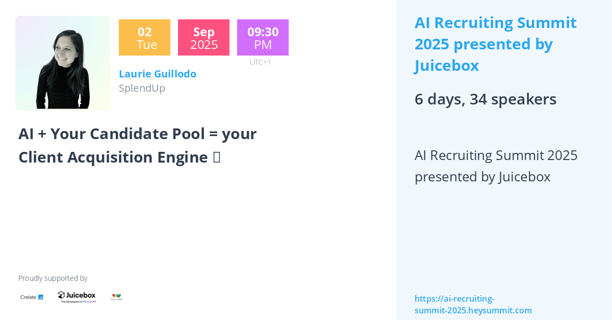AI + Your Candidate Pool = your Client Acquisition Engine 🔥