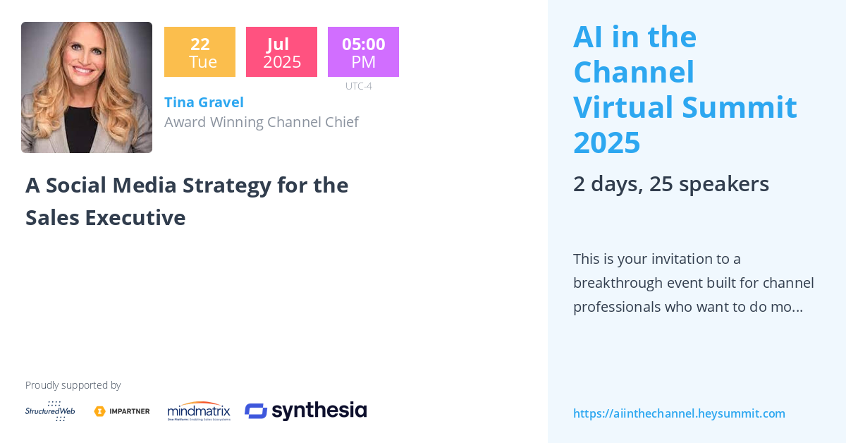 A Social Media Strategy for the Sales Executive