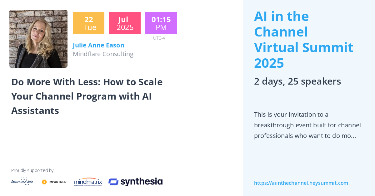 Do More With Less: How to Scale Your Channel Program with AI Assistants