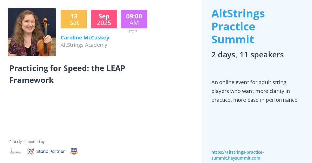 Practicing for Speed: the LEAP Framework