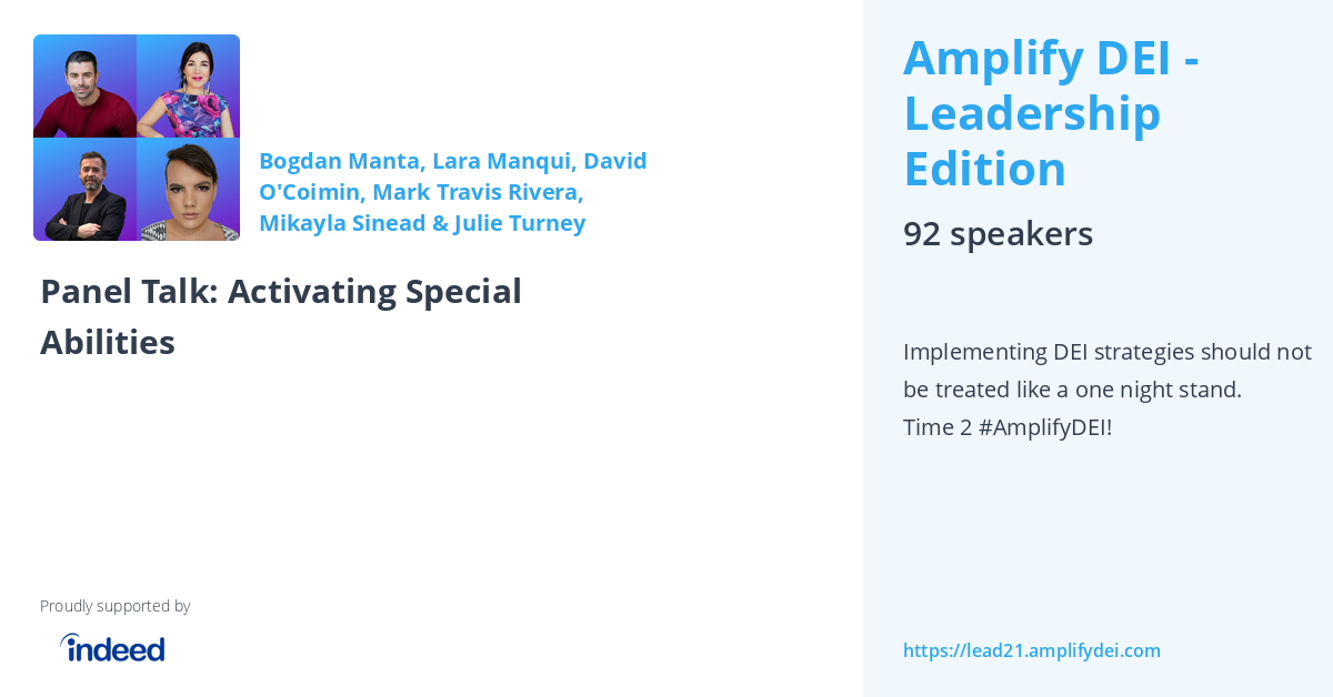 Mark Travis Rivera - Amplify DEI - Leadership Edition
