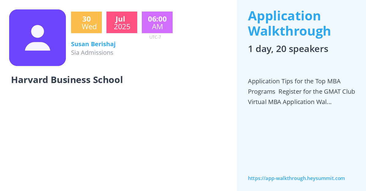 Susan Berishaj - Application Walkthrough
