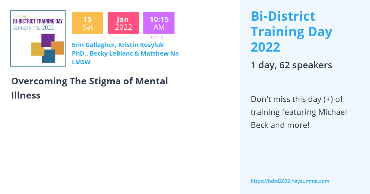 Matthew Na LMSW - Bi-District Training Day 2022