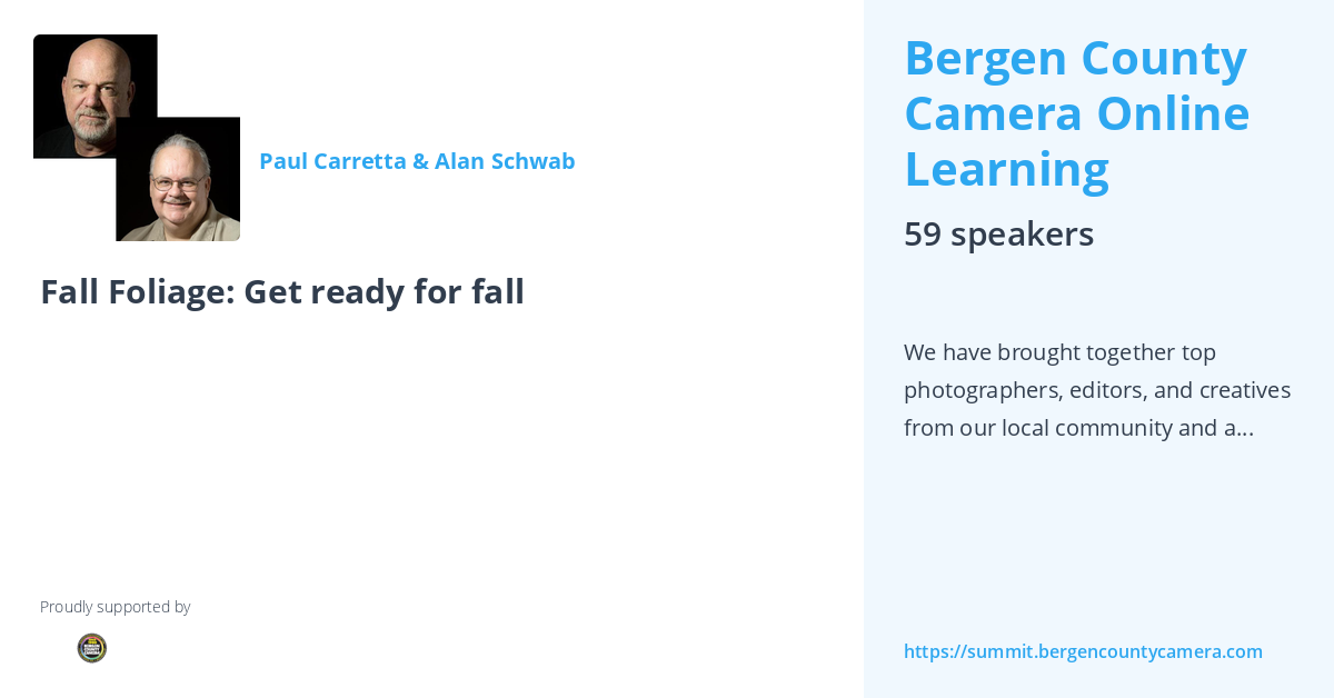 Alan Schwab - Bergen County Camera Online Learning