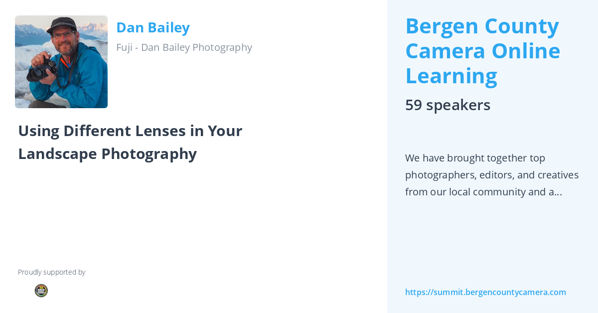 Dan Bailey - Bergen County Camera Online Learning
