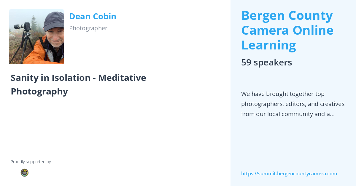 Dean Cobin - Bergen County Camera Online Learning