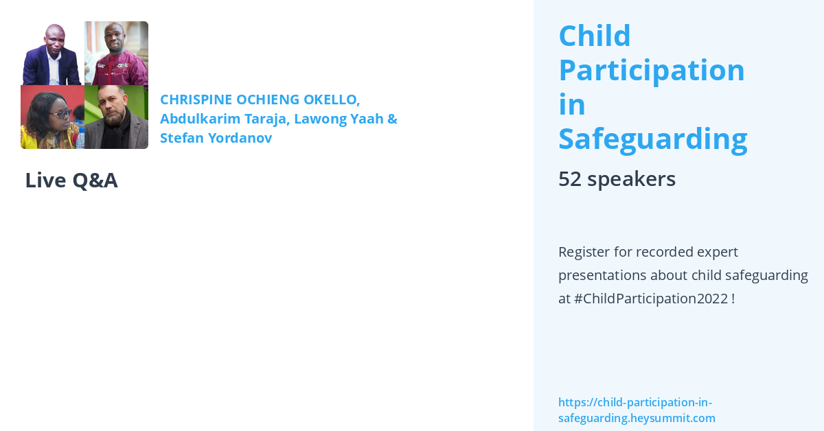 CHRISPINE OCHIENG OKELLO - Child Participation in Safeguarding