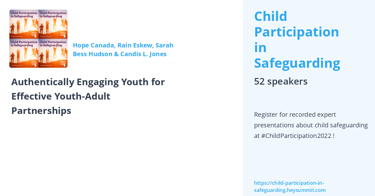 Rain Eskew - Child Participation in Safeguarding