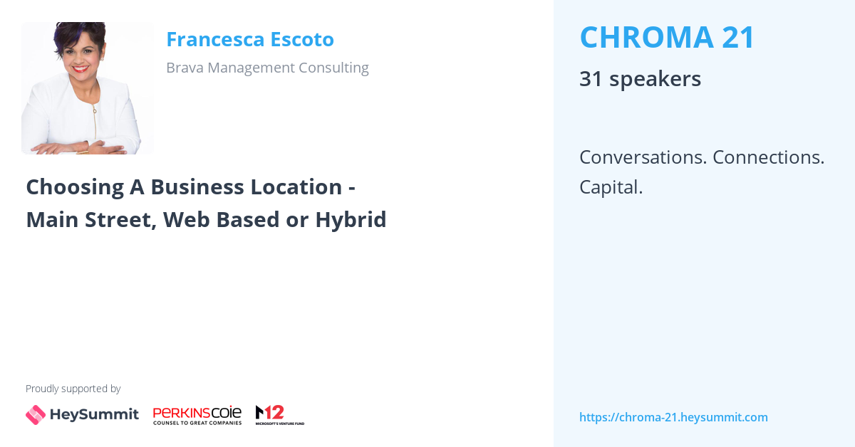 Francesca Escoto - CHROMA 21