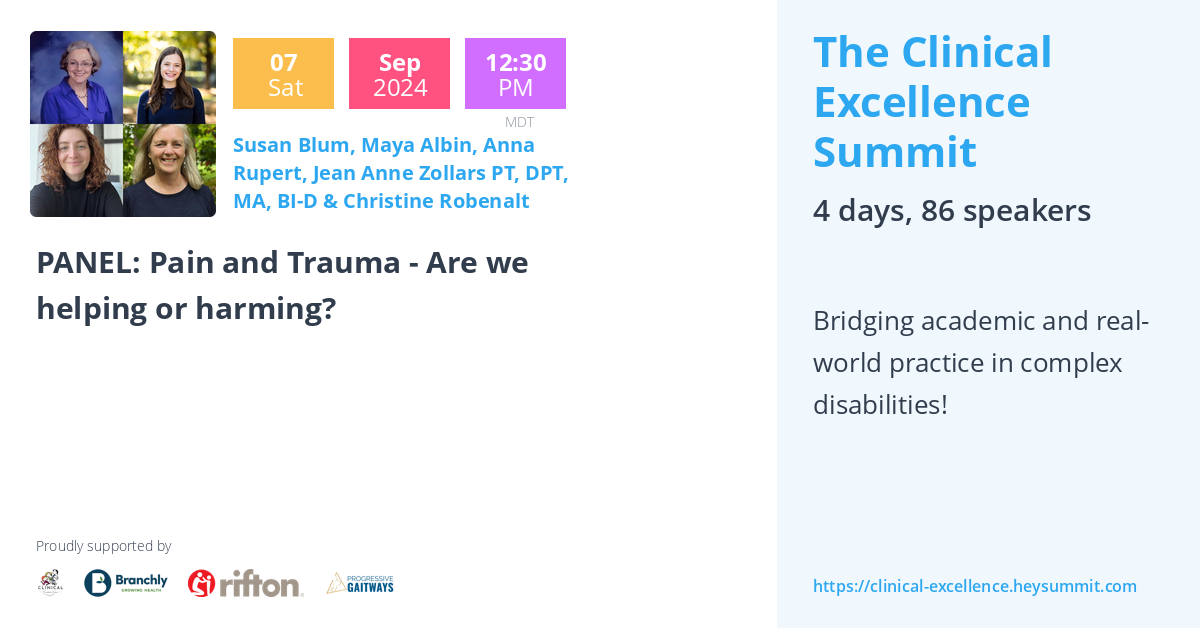 Jean Anne Zollars PT, DPT, MA, BI-D - The Clinical Excellence Summit