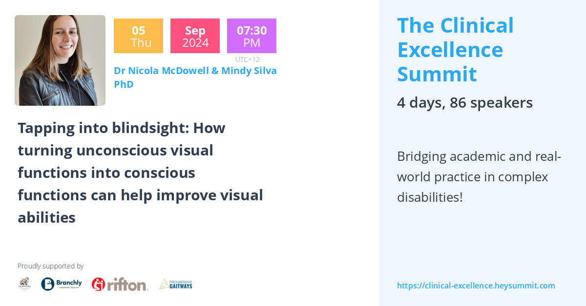 Tapping into blindsight: How turning unconscious visual functions into ...