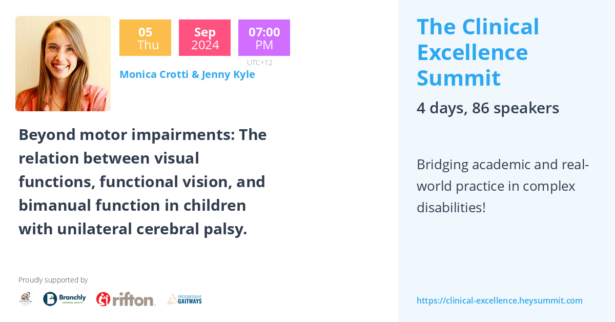 Beyond motor impairments: The relation between visual functions ...