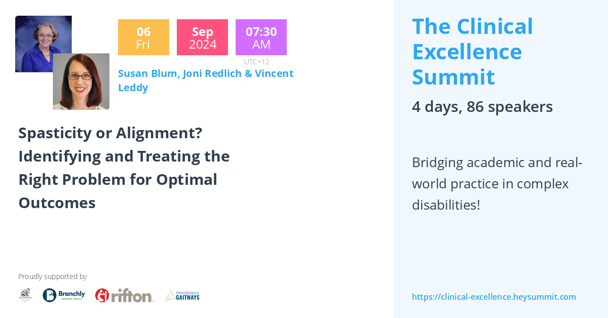 Spasticity or Alignment? Identifying and Treating the Right Problem for ...