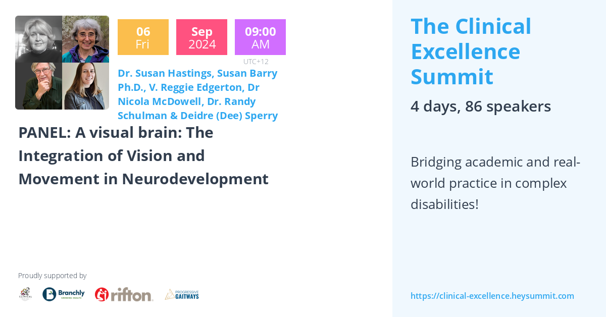 PANEL: A visual brain: The Integration of Vision and Movement in ...
