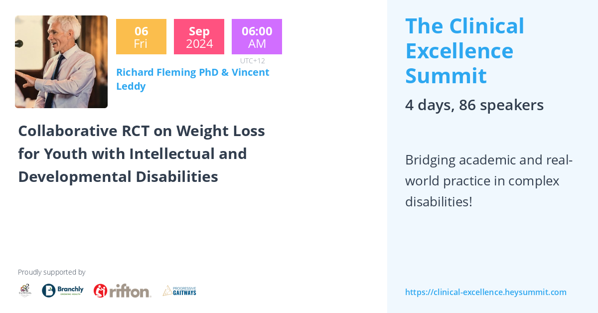 Collaborative RCT on Weight Loss for Youth with Intellectual and ...