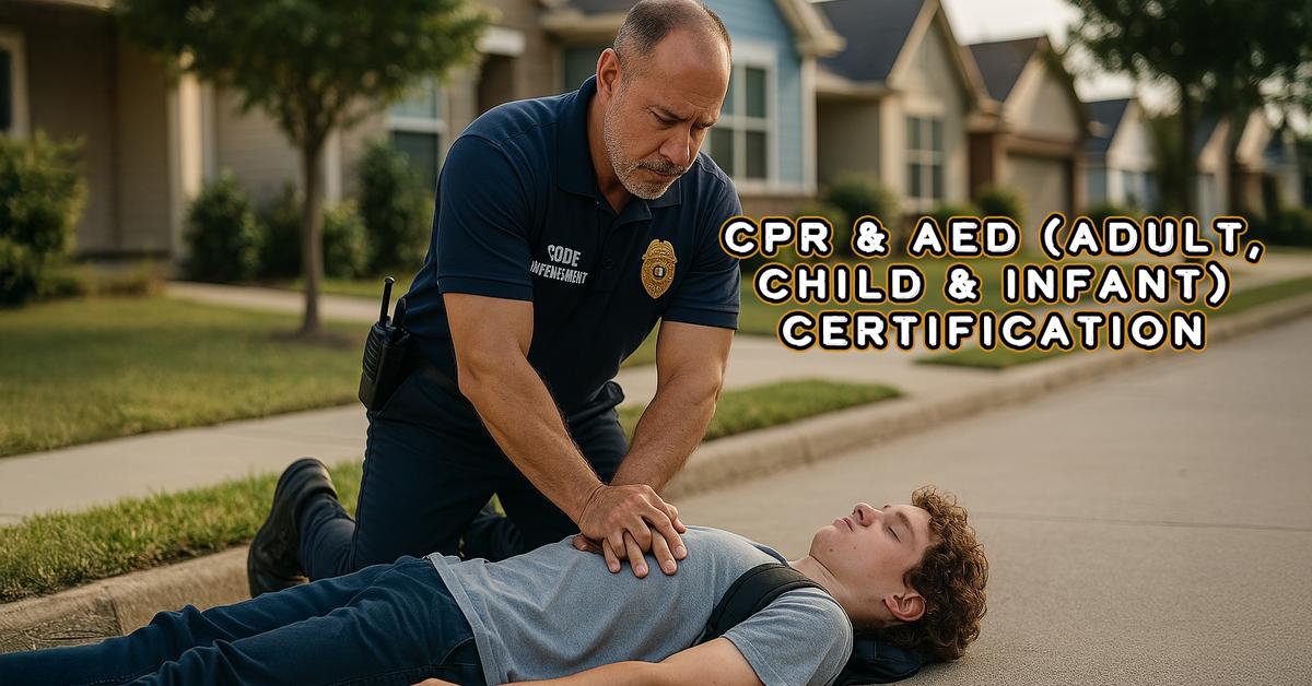 CPR & AED (Adult, Child & Infant) Certification
