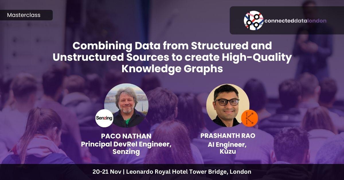 Combining Data from Structured and Unstructured Sources to create High ...