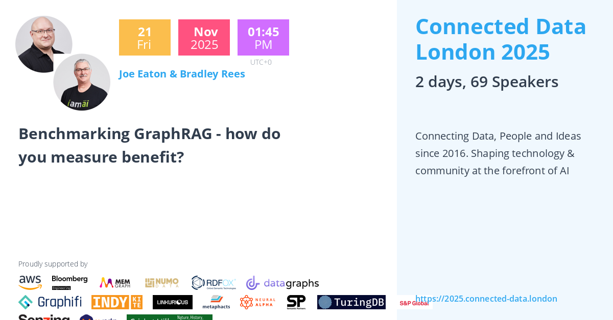 Joe Eaton - Connected Data London 2025