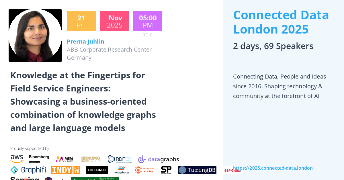 Prerna Juhlin - Connected Data London 2025