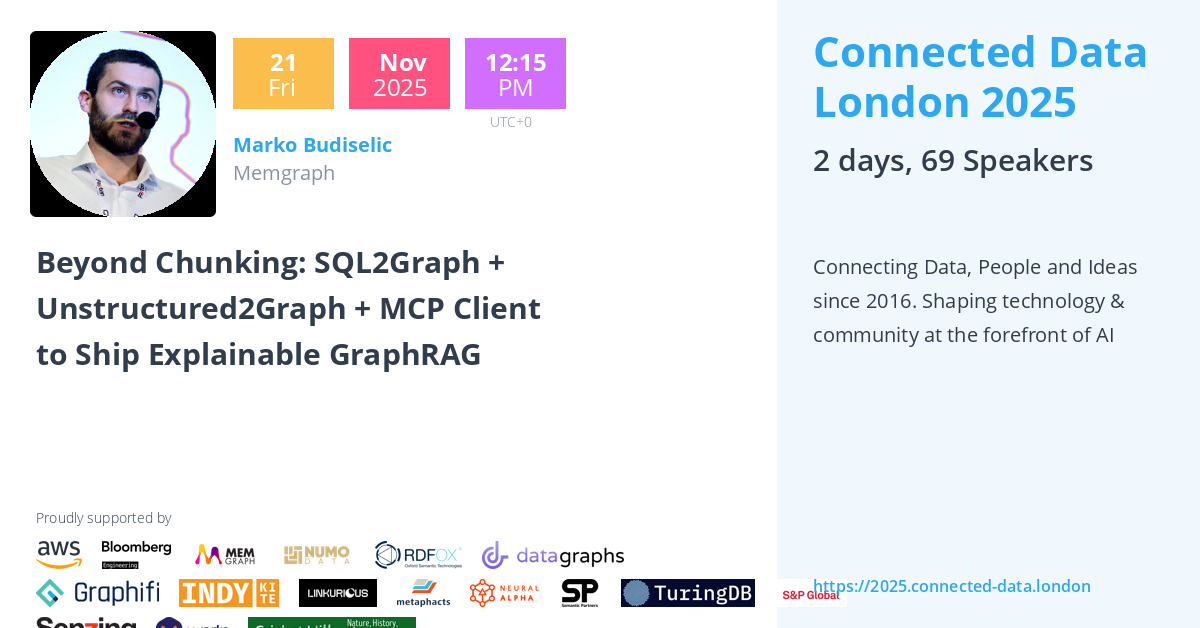 Marko Budiselic - Connected Data London 2025