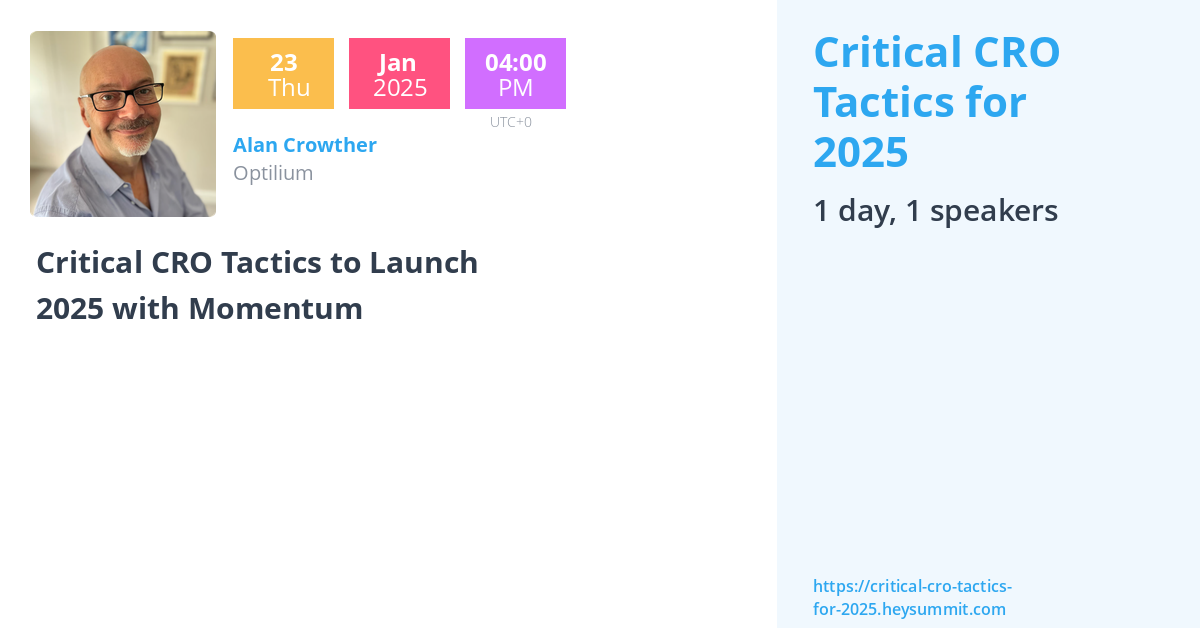 Critical CRO Tactics to Launch 2025 with Momentum