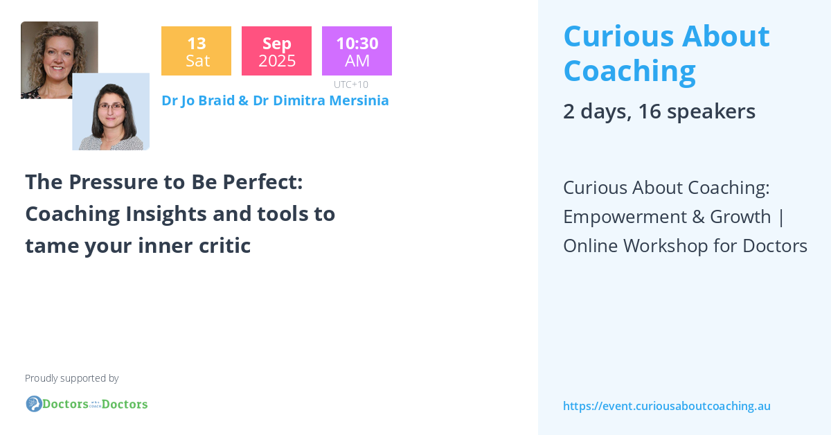 Dr Dimitra Mersinia - Curious About Coaching