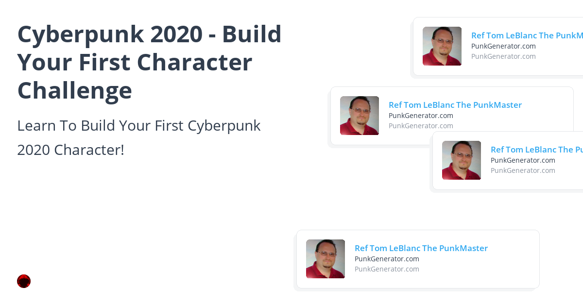 Cyberpunk 2020 - Build Your First Character Challenge