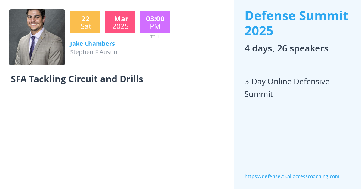 Jake Chambers - Defense Summit 2025