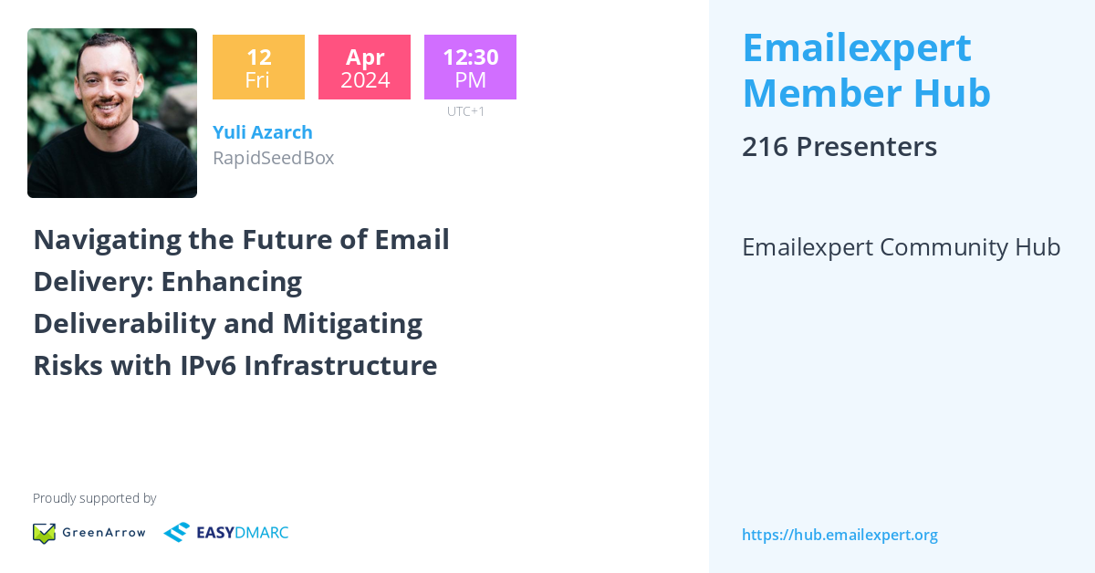 Yuli Azarch - Emailexpert Member Hub