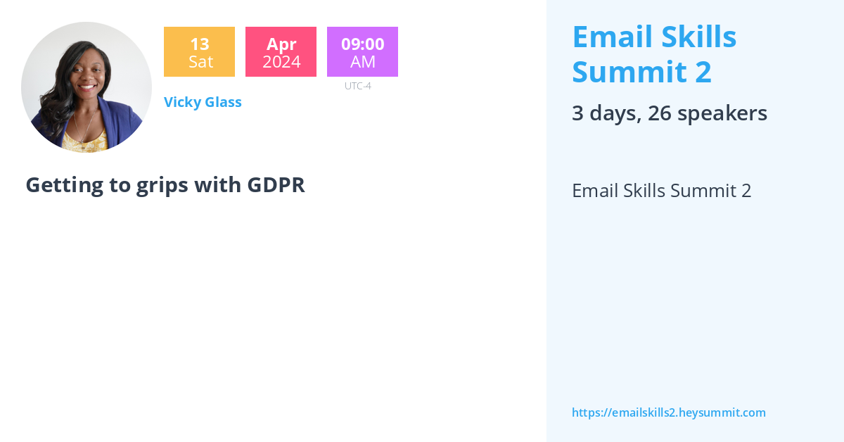 Getting to grips with GDPR