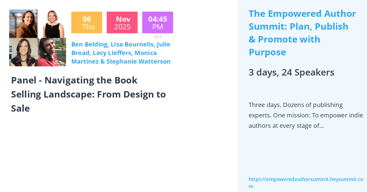 Stephanie Watterson - The Empowered Author Summit: Plan, Publish ...