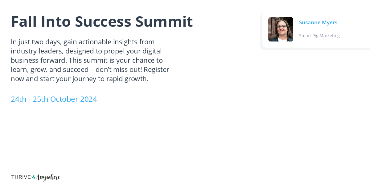 Fall Into Success Summit