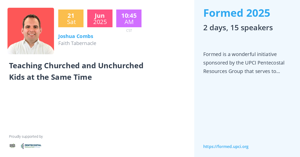 Joshua Combs - Formed 2025