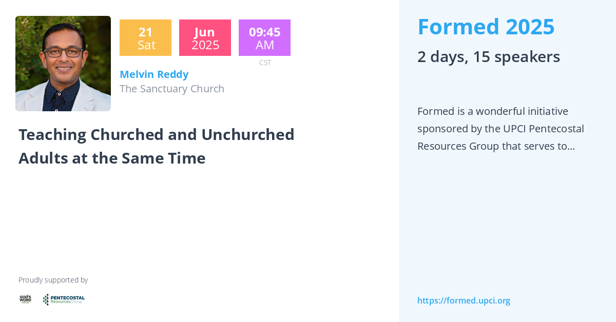 Melvin Reddy - Formed 2025
