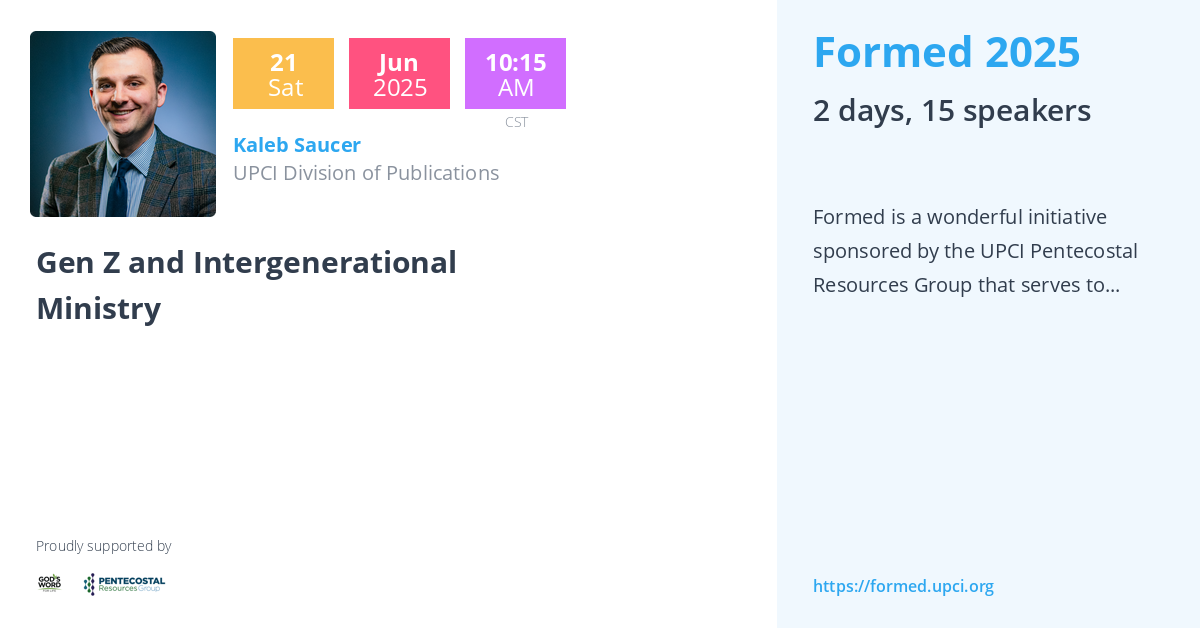 Gen Z and Intergenerational Ministry