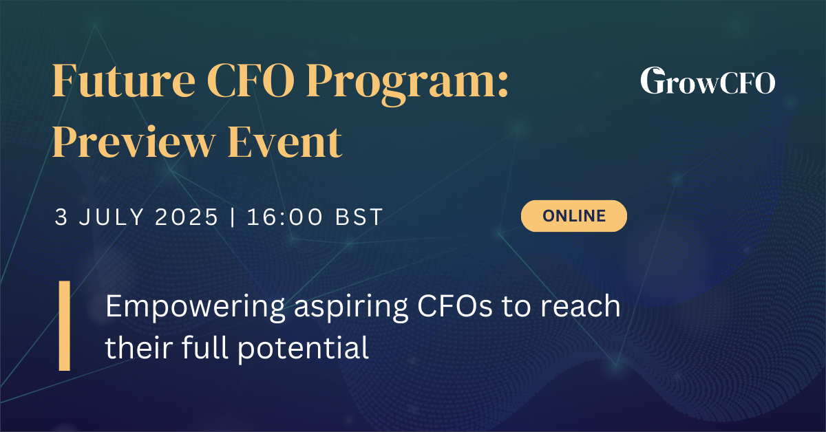 Future CFO Program: Preview Event 030725