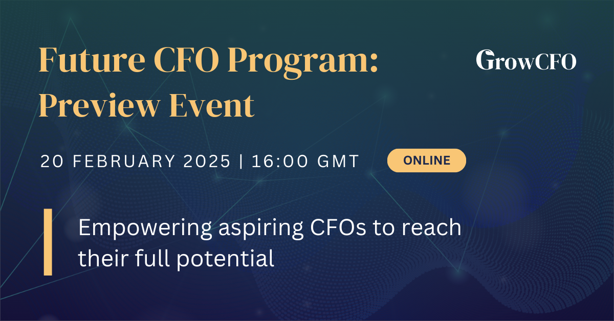 Future CFO Program: Preview Event 200225