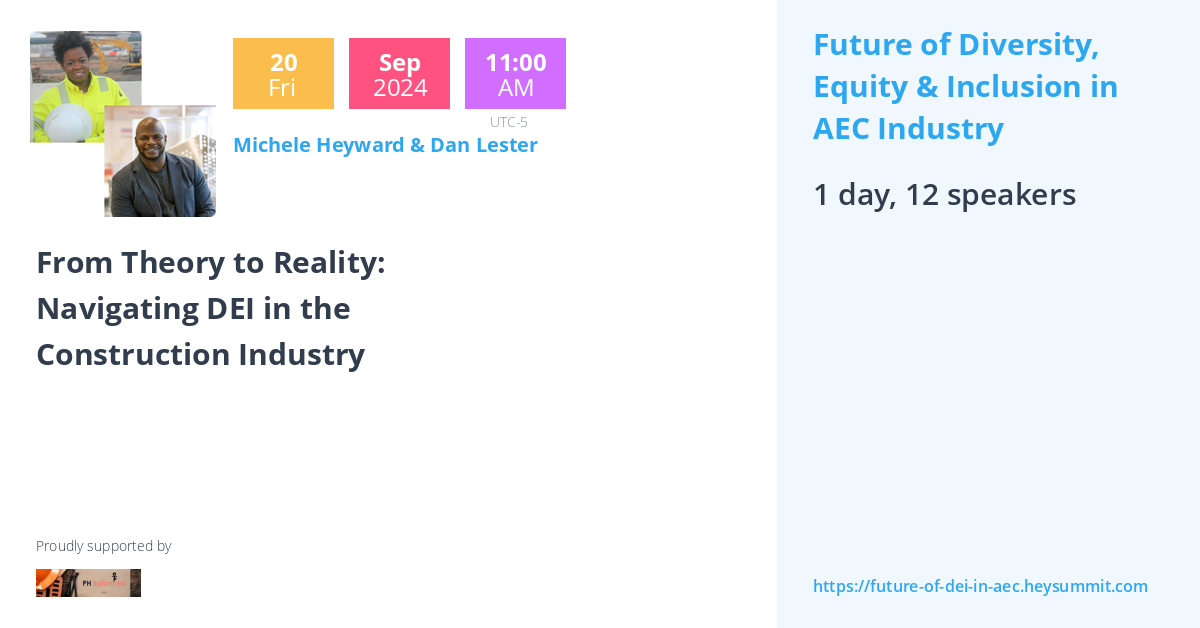Dan Lester - Future of Diversity, Equity & Inclusion in AEC Industry