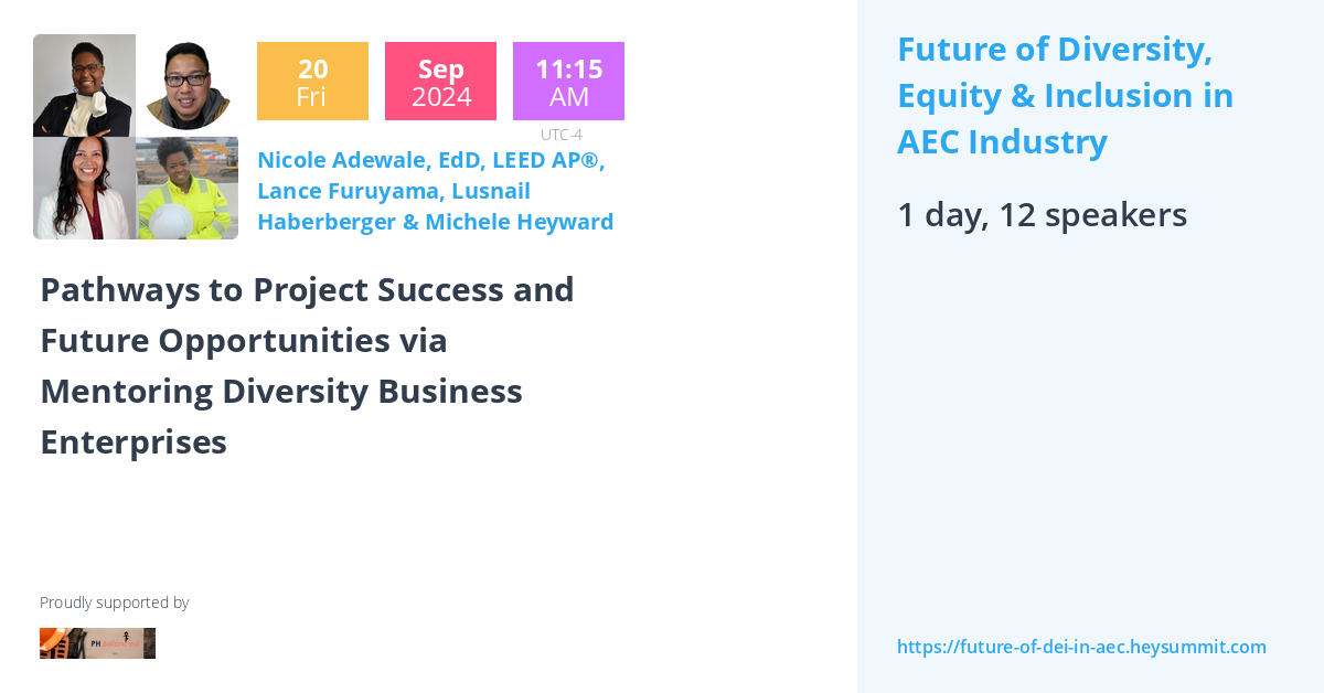 Pathways to Project Success and Future Opportunities via Mentoring ...
