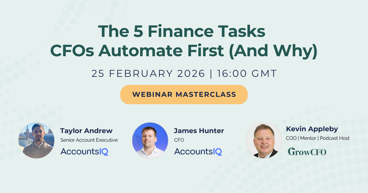 The 5 Finance Tasks CFOs Automate First (And Why)